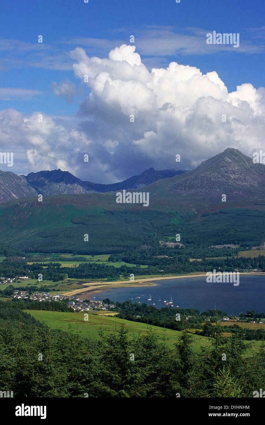 Brodick bay and Goatfell, Isle of Arran Stock Photo - Alamy