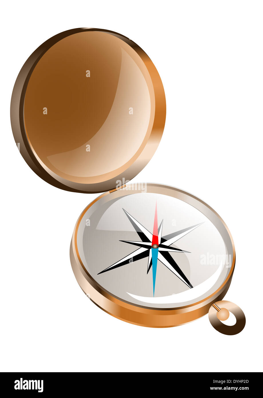 Course compass Cut Out Stock Images & Pictures - Alamy