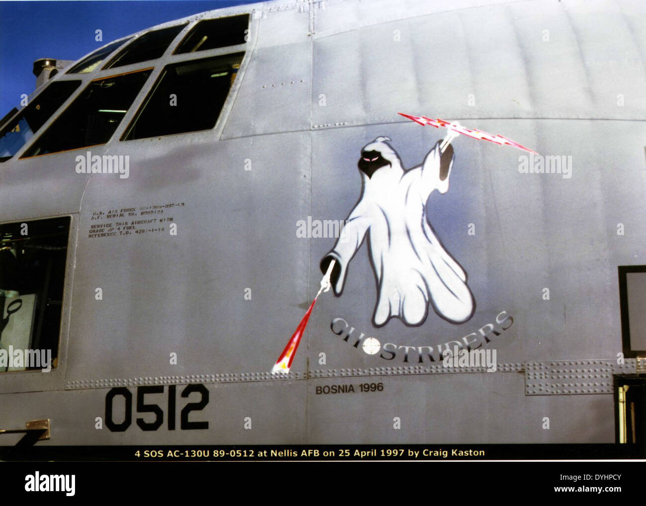 The Lockheed AC-130U Spooky, tail number 89-0512, is an upgraded ...