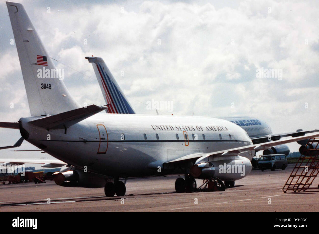 The Boeing T-43A, with tail number 73-1149, was a military trainer ...