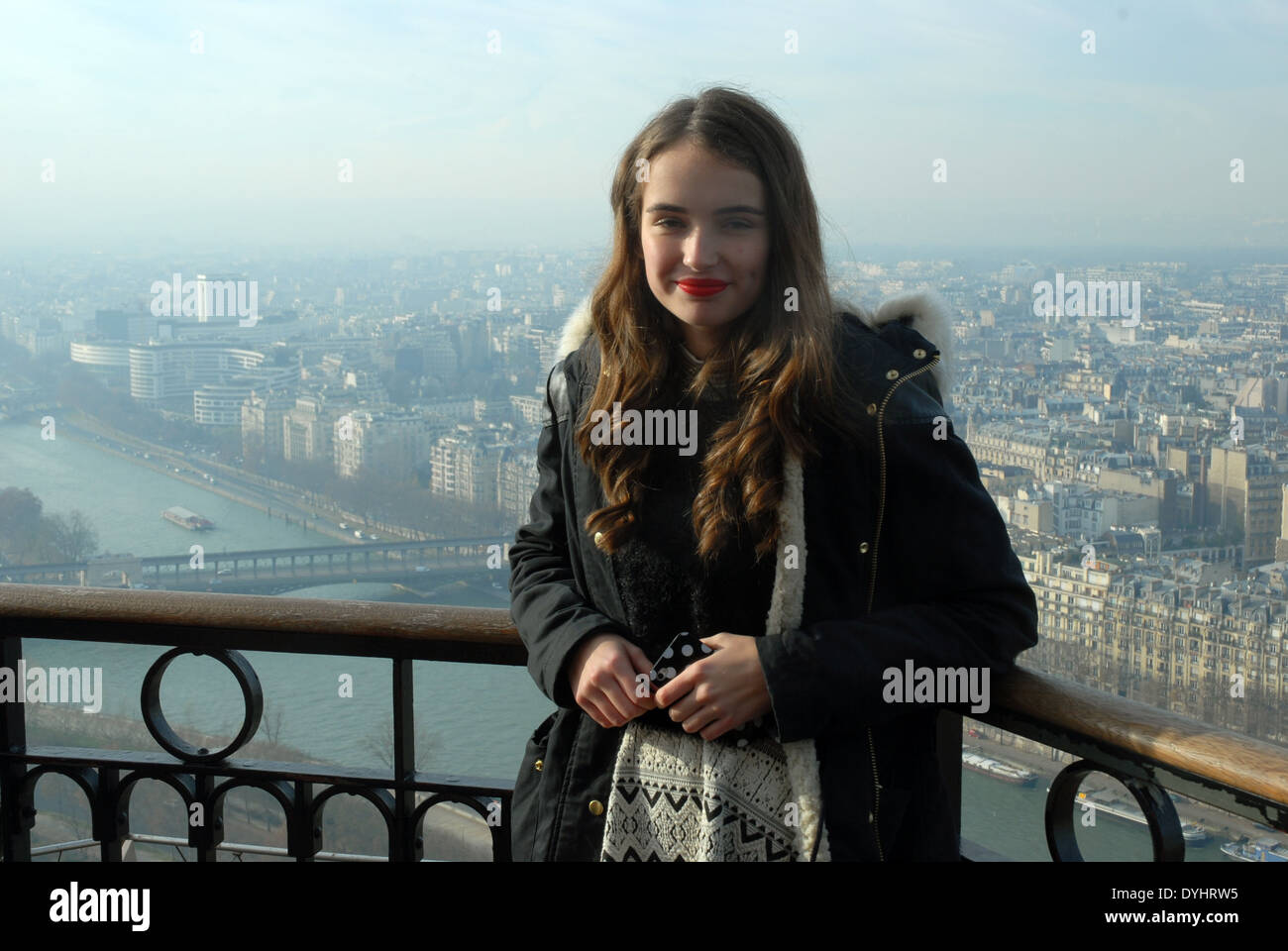 Natalie, Eiffel, Tower, Paris, France Stock Photo - Alamy