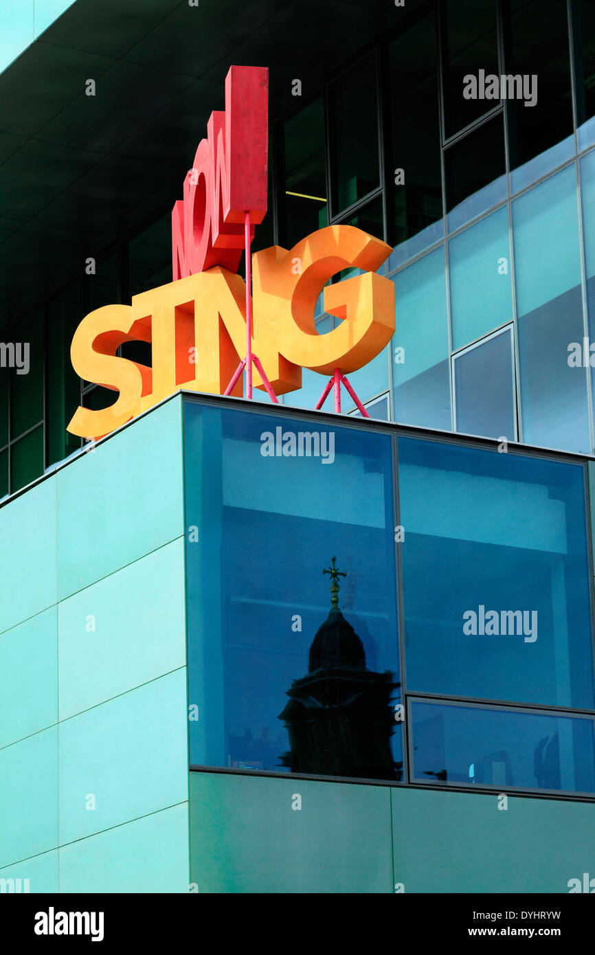 Exterior of the Reid Building, the newly built annex to the Glasgow ...