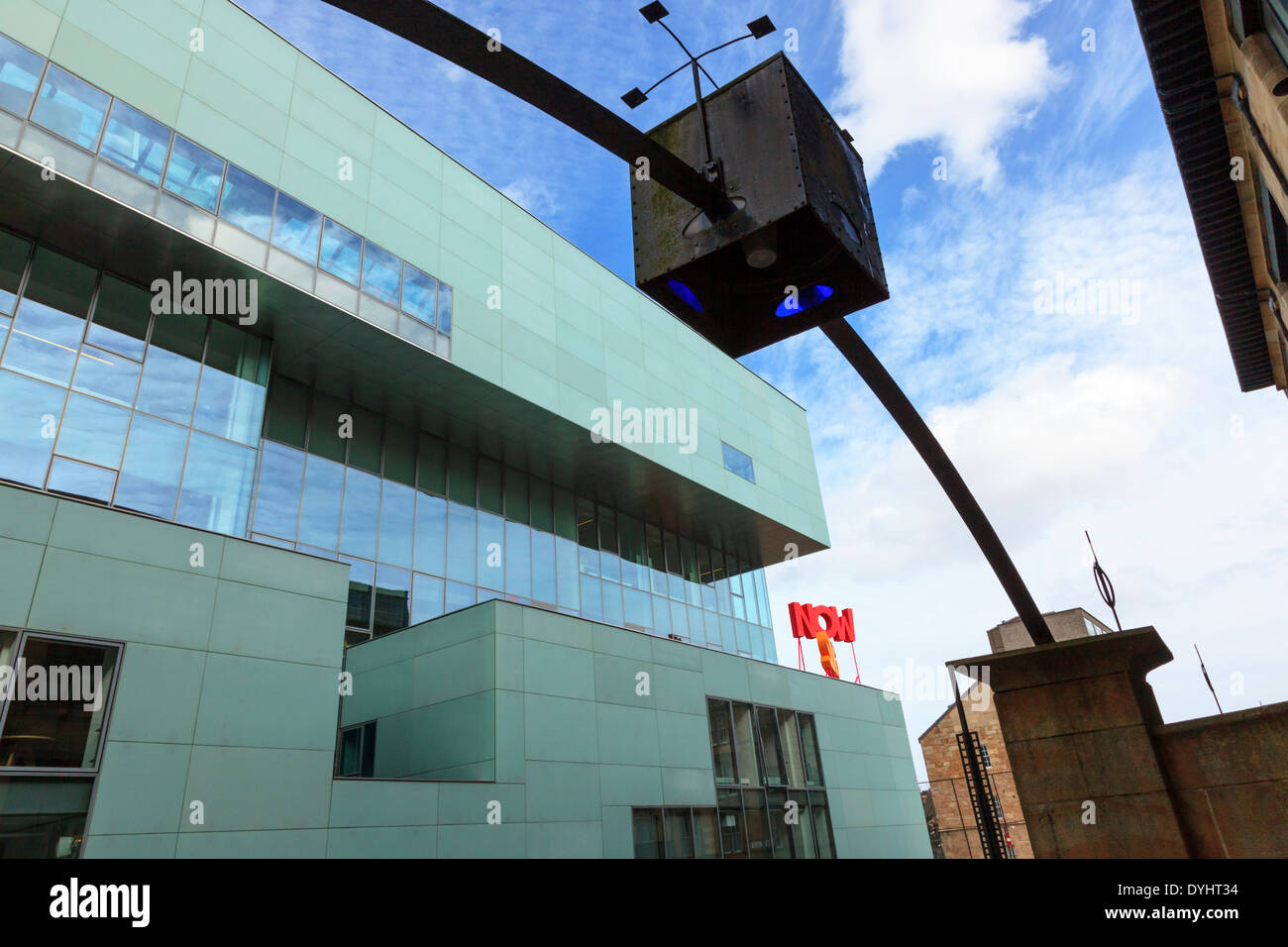 Exterior of the Reid Building, the newly built annex to the Glasgow ...