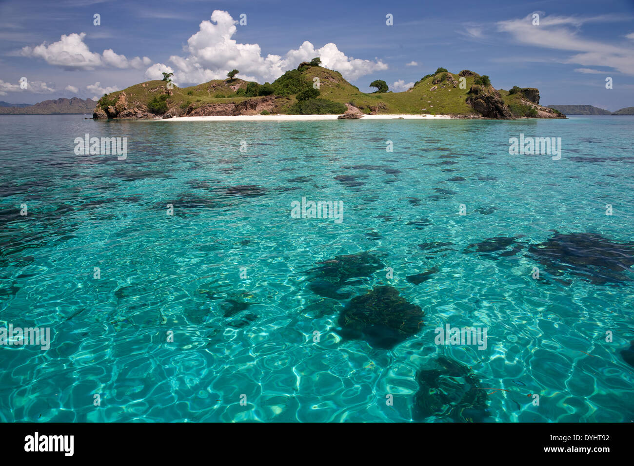 Kawana Island Kimodo Flores Indonesia South East Asia tropical Stock ...