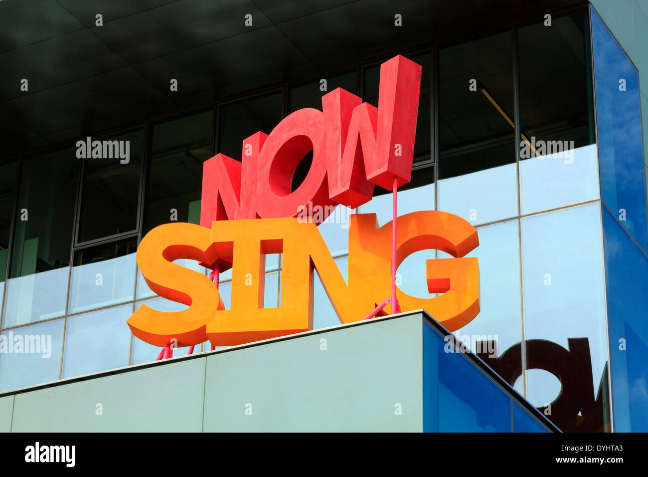 Exterior of the Reid Building, the newly built annex to the Glasgow ...