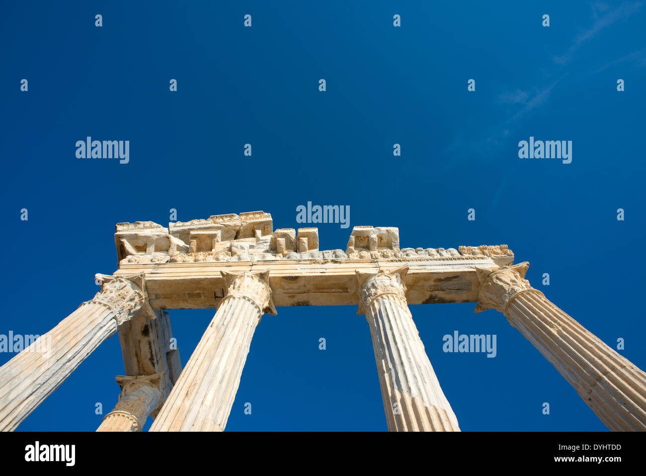 Ruins of the Temple of Apollo in Side, Turkey Stock Photo - Alamy