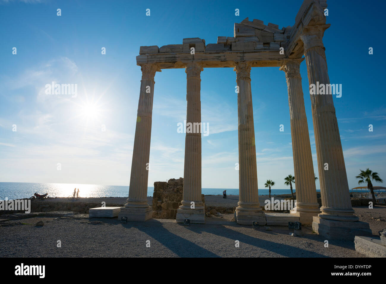 Ruins of the Temple of Apollo in Side, Turkey Stock Photo - Alamy