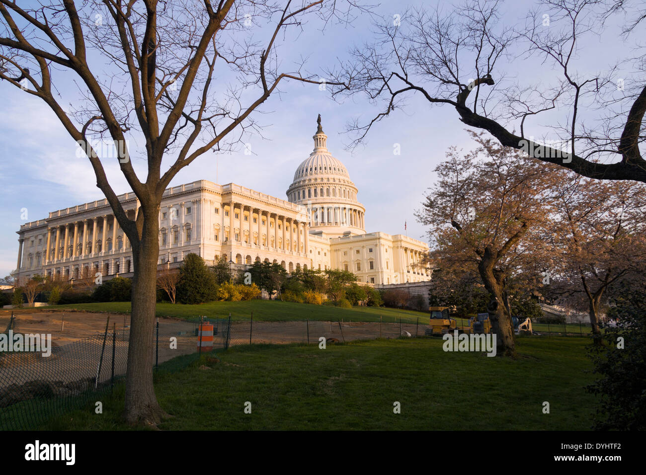 The United States Capitol Building on the mall in Washington D.C Stock ...