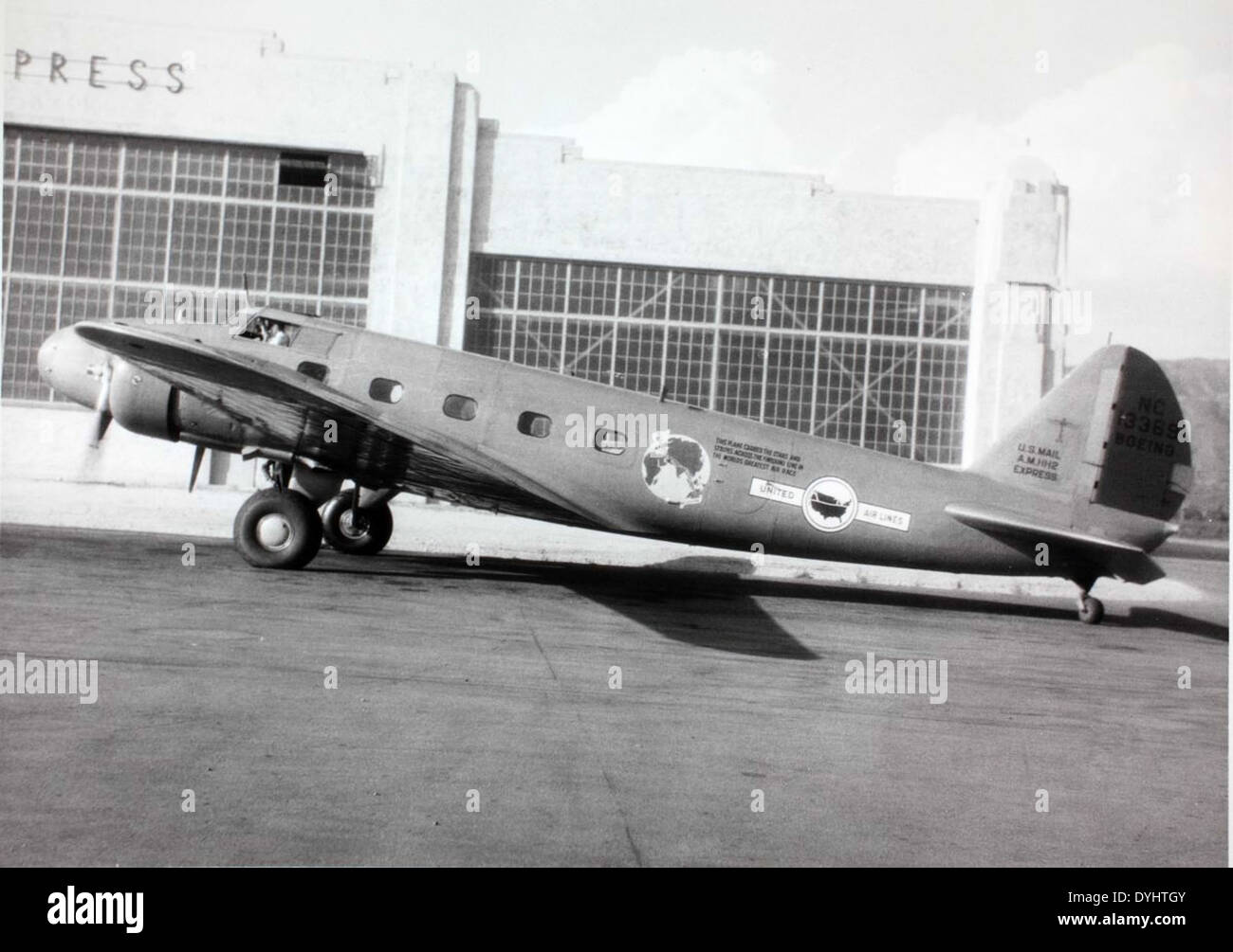 This image features the Boeing 247, an innovative airliner designed in ...
