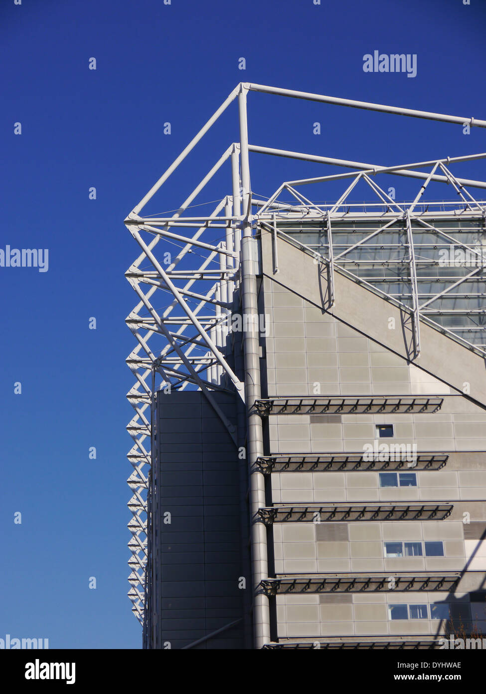View of Newcastle United ( NUFC ) football ground, St. James' Park ...