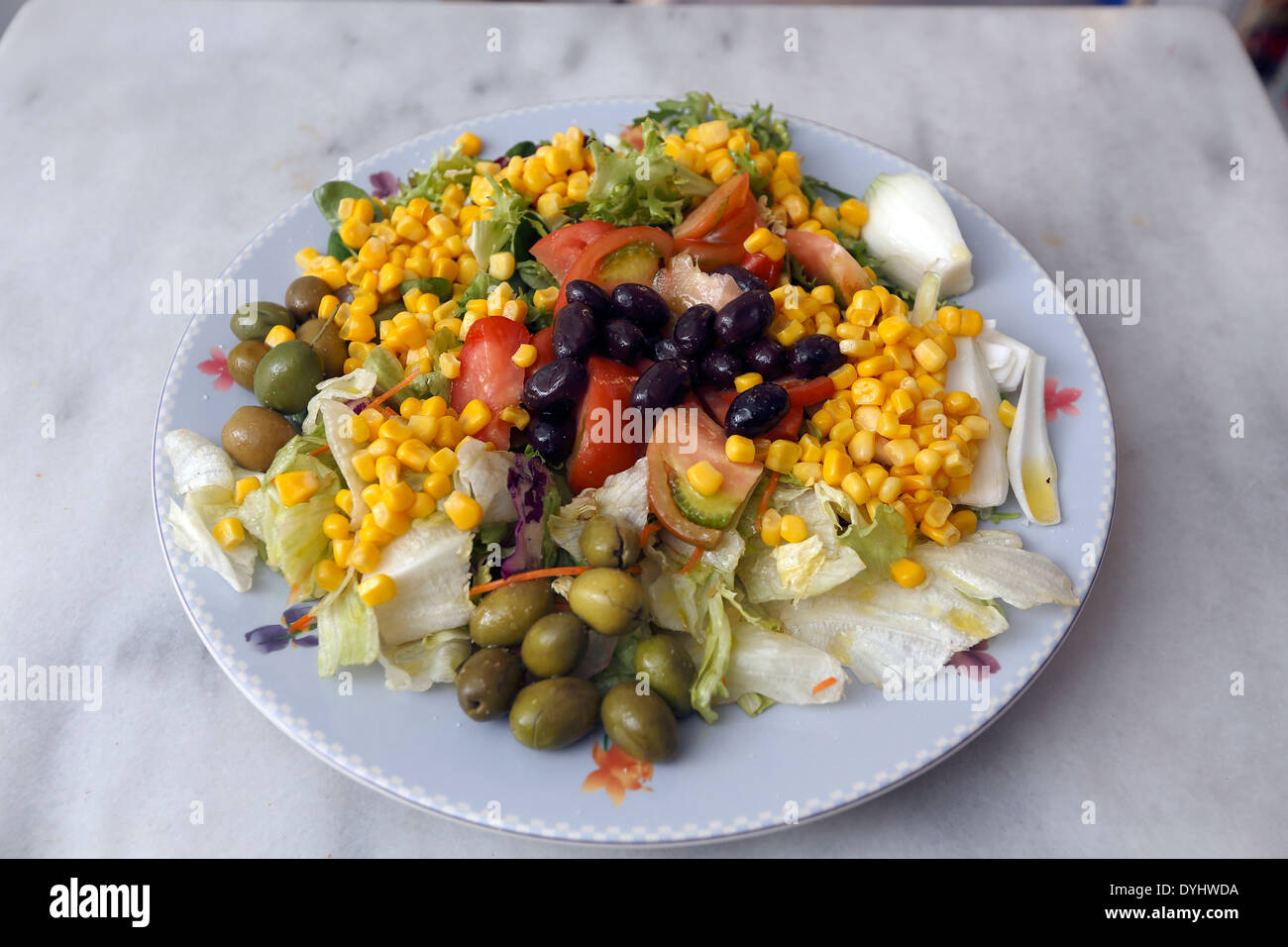 Vegetable salad varied, Valencia Stock Photo - Alamy