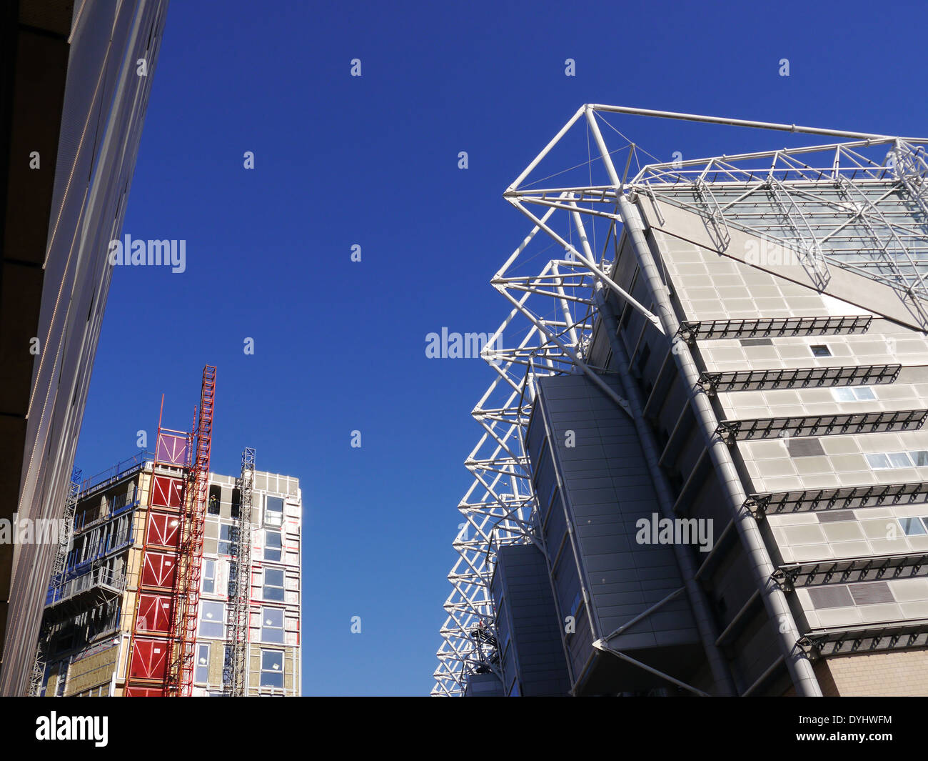 View of Newcastle United ( NUFC ) football ground, St. James' Park ...
