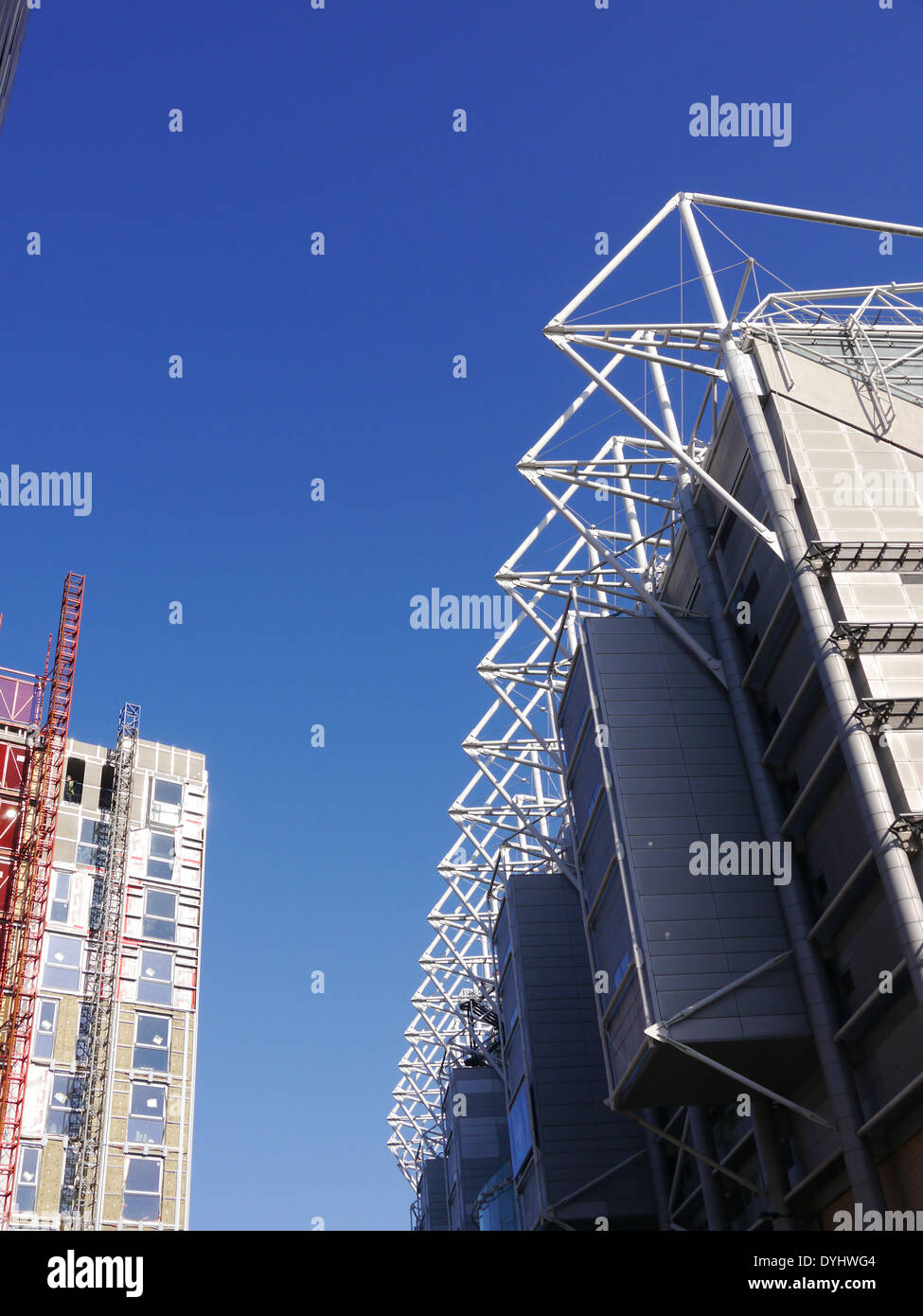 View of Newcastle United ( NUFC ) football ground, St. James' Park ...