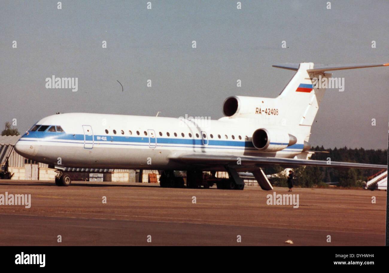 The yakovlev yak 42 aircraft hi-res stock photography and images - Alamy