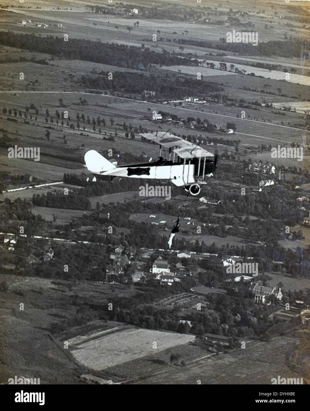 This image from the Carter Buton Album captures a barnstormer pilot in ...