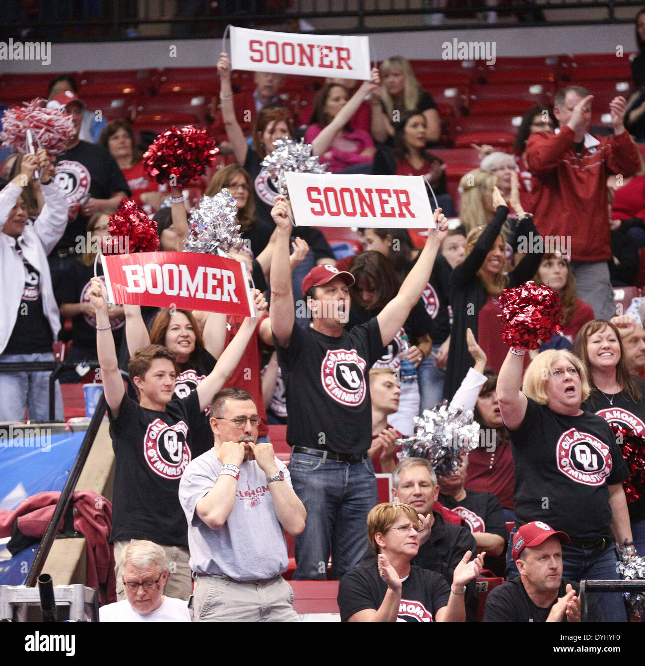 College gymnastics fans hi-res stock photography and images - Alamy
