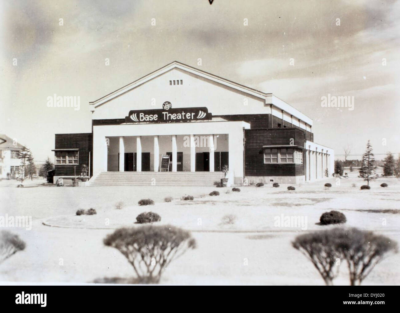 This photo from Charles M. Daniels' collection shows the Base Theater ...