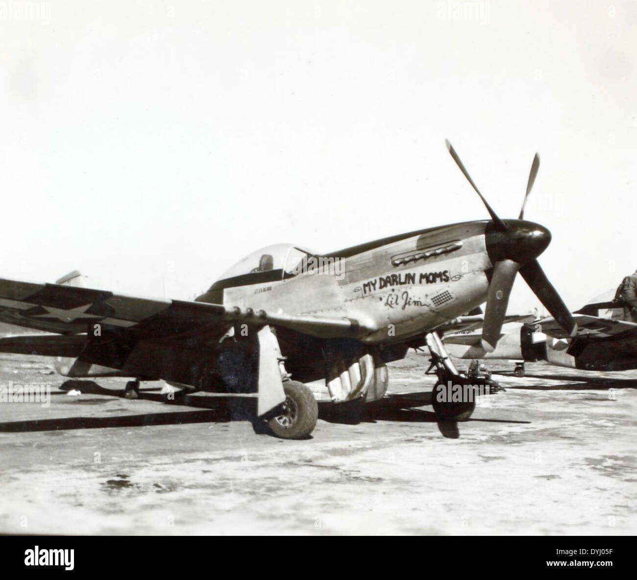 This image from 1946 shows Charles Daniels' F-6D 871, 'Lil Jim,' at ...