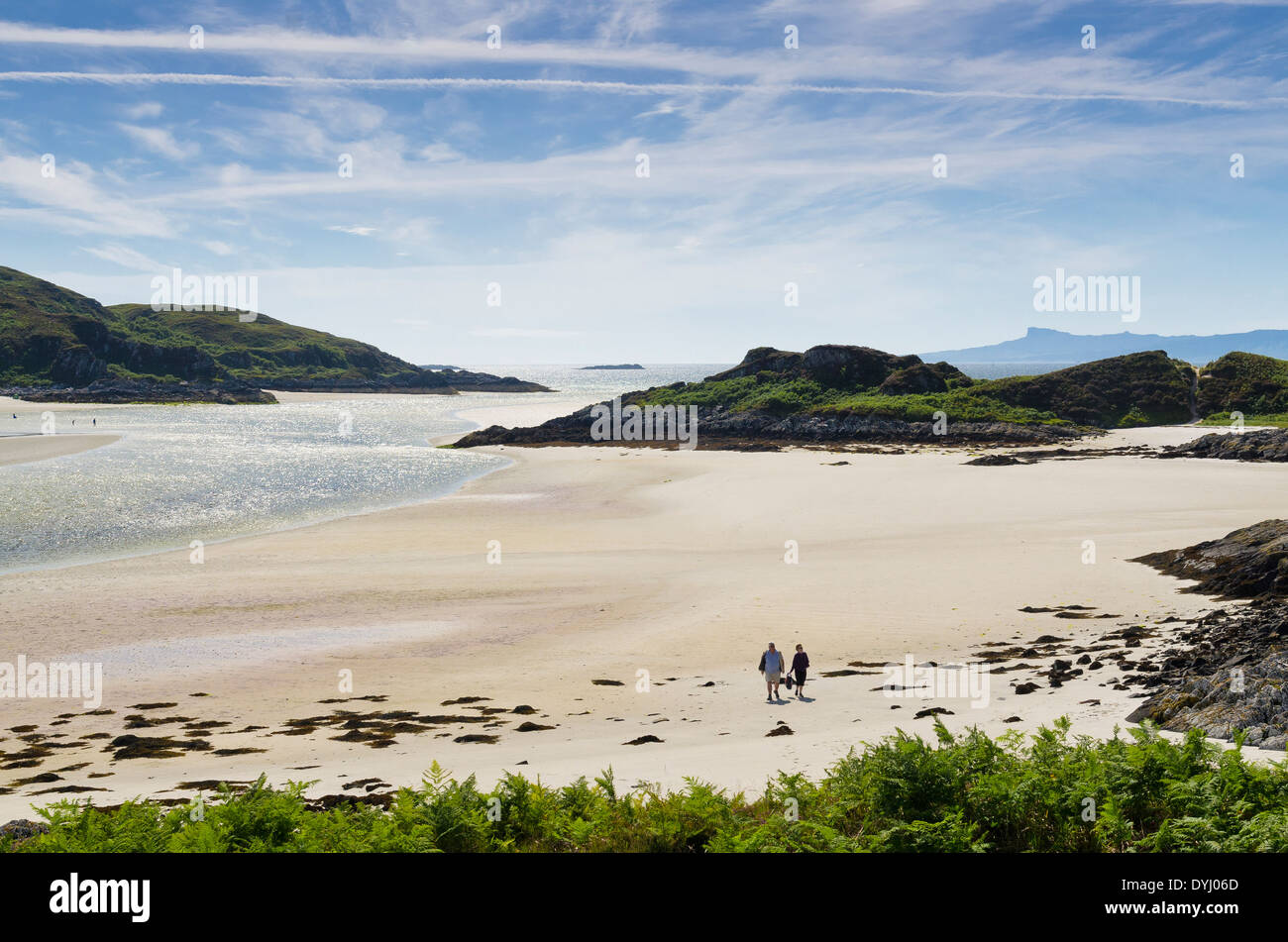 sands of morar Stock Photo - Alamy