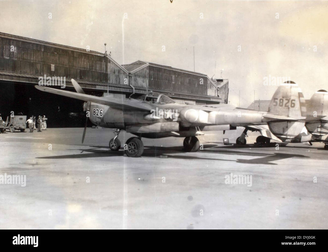 The 8th Photo Reconnaissance Squadron's F-5 aircraft, serial number 826 ...