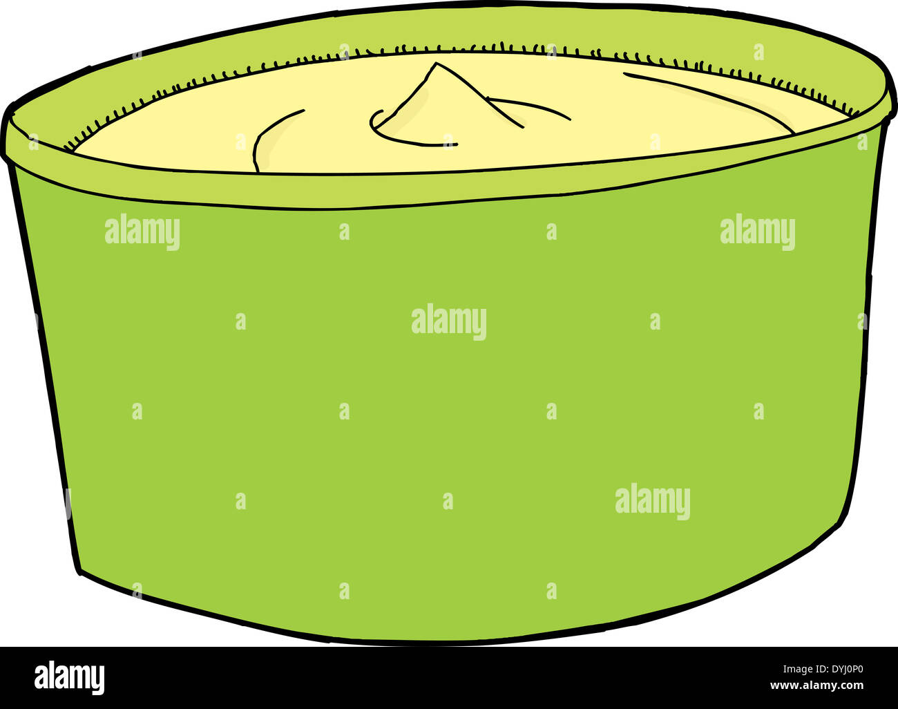 Freehand drawn cartoon butter hi-res stock photography and images - Alamy