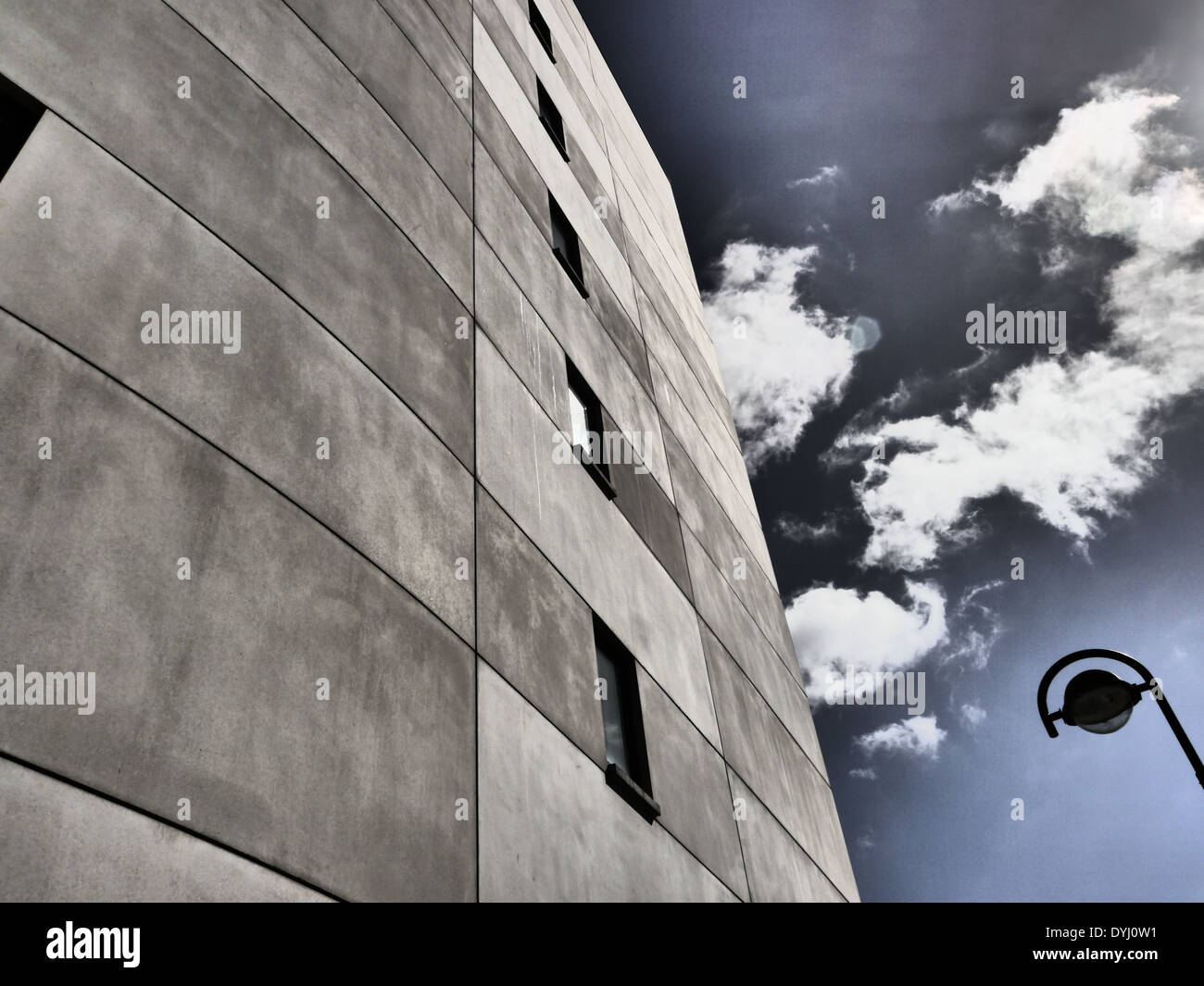 Creative image of architecture / architectural aspects of a modern ...