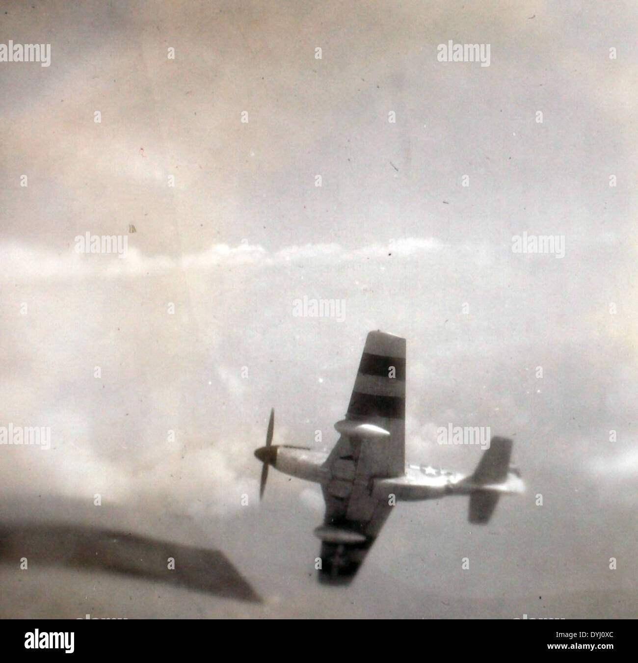 This photograph, taken by Charles Daniels from his F-6 aircraft during ...