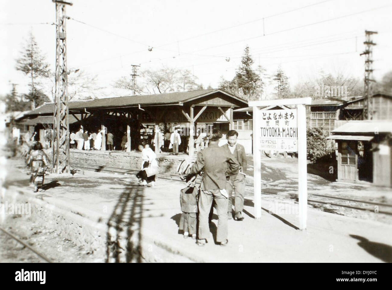 This image from the Charles Daniels Collection captures Toyooka Railway ...