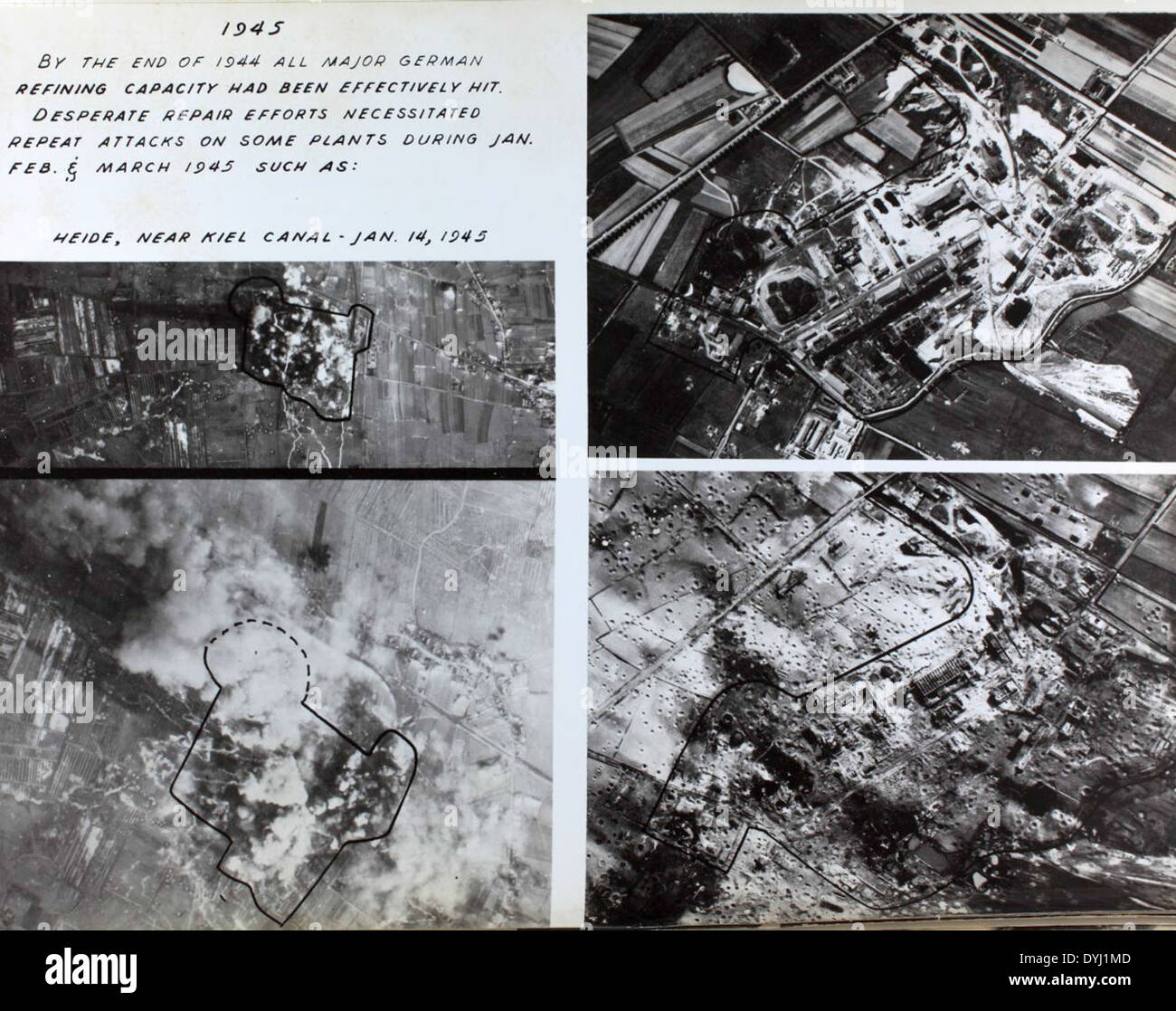 This photograph showcases the 8th Air Force during World War II ...