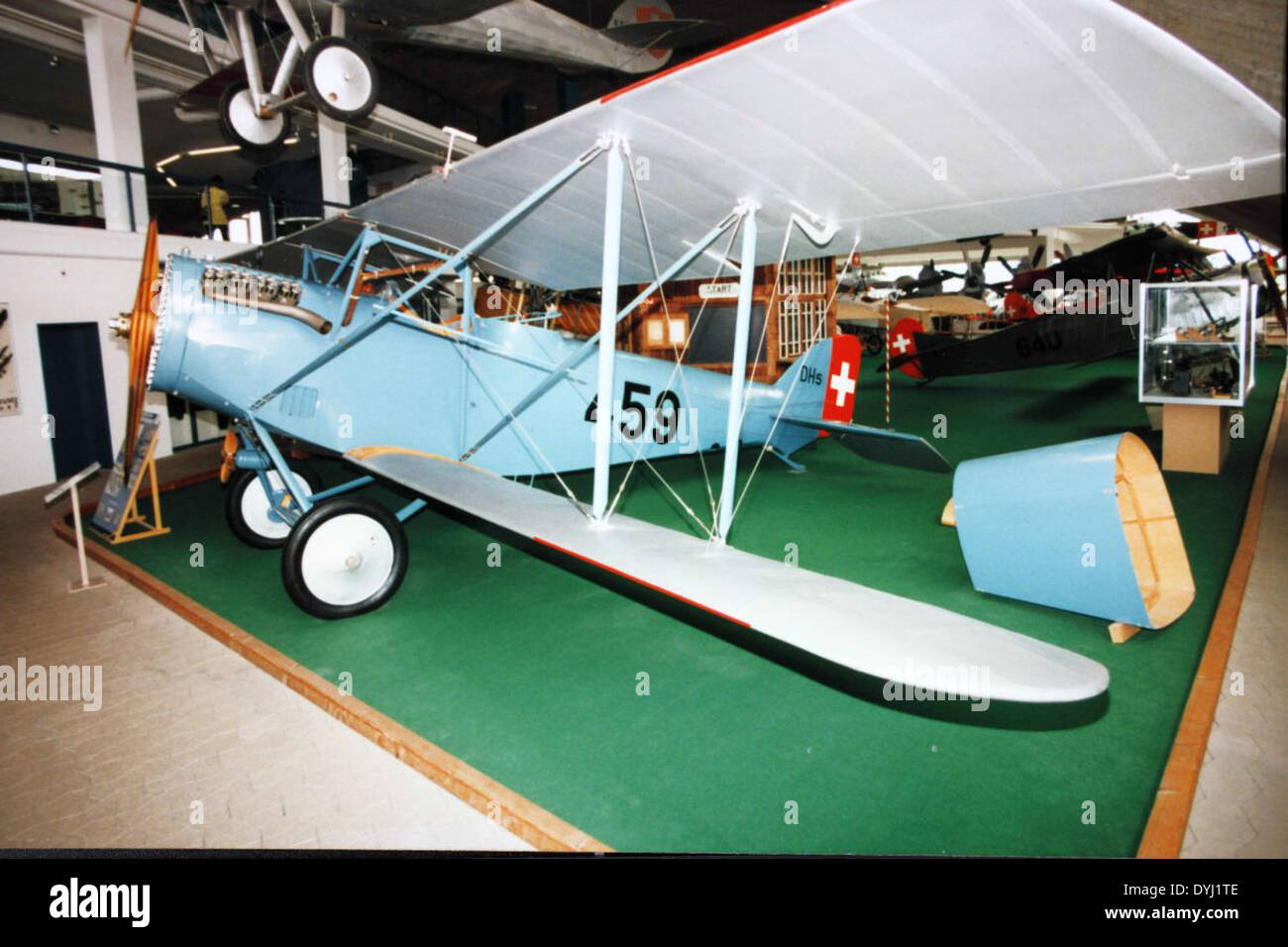 The Hafeli DH-5 (2nd series) was a Swiss-designed biplane used ...