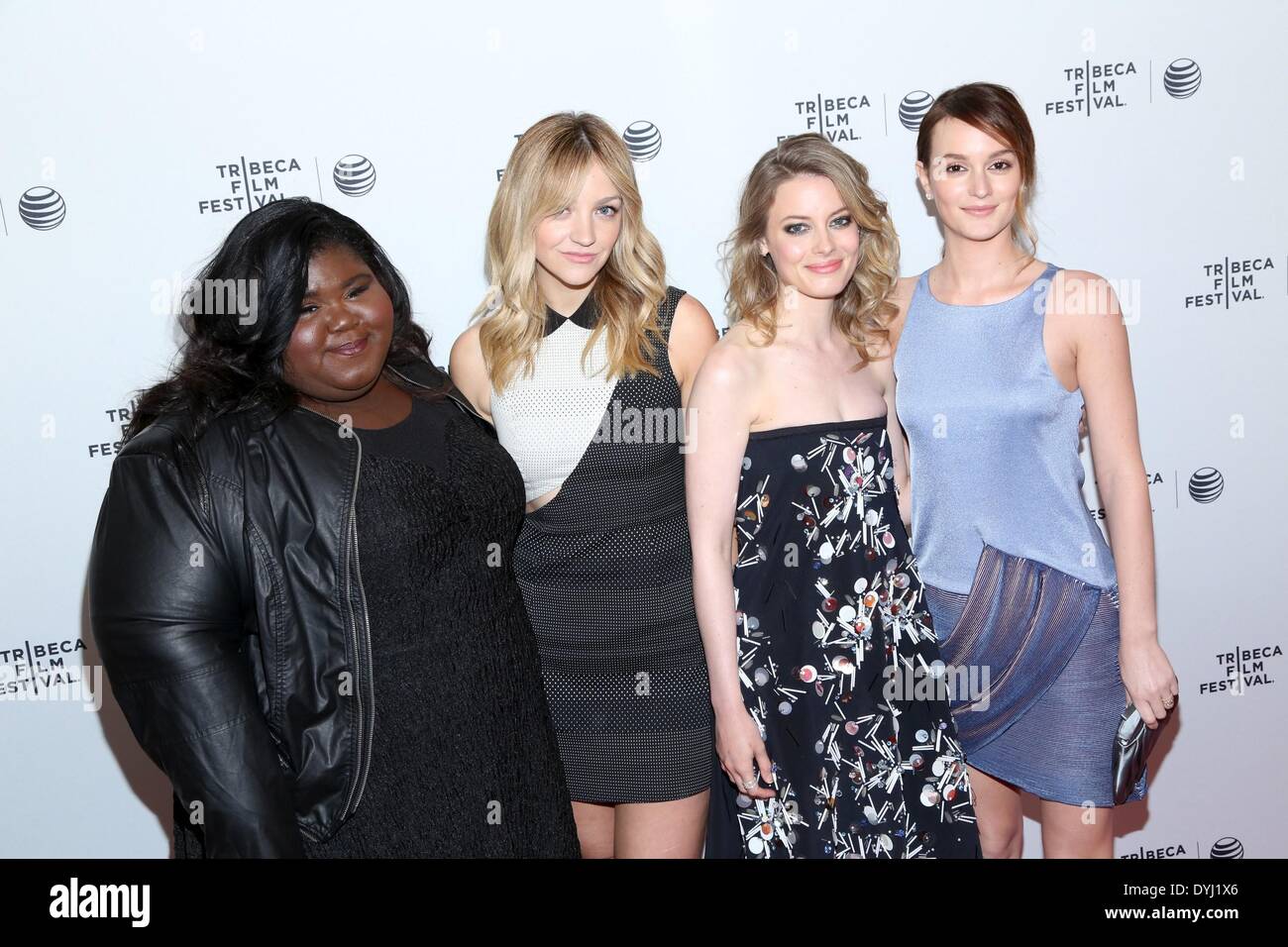 New York, NY, USA. 18th Apr, 2014. Gabby Sidibe, Abby Elliot, Gillian ...