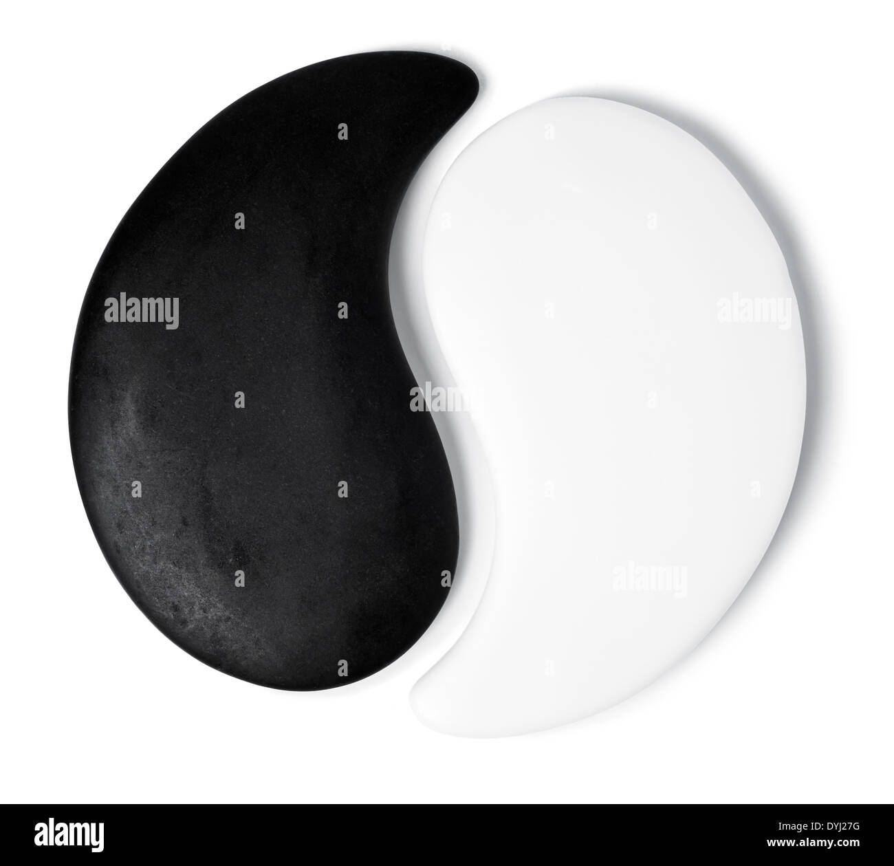 Yin-Yang symbol of stone texture, the sign of the two elements is ...