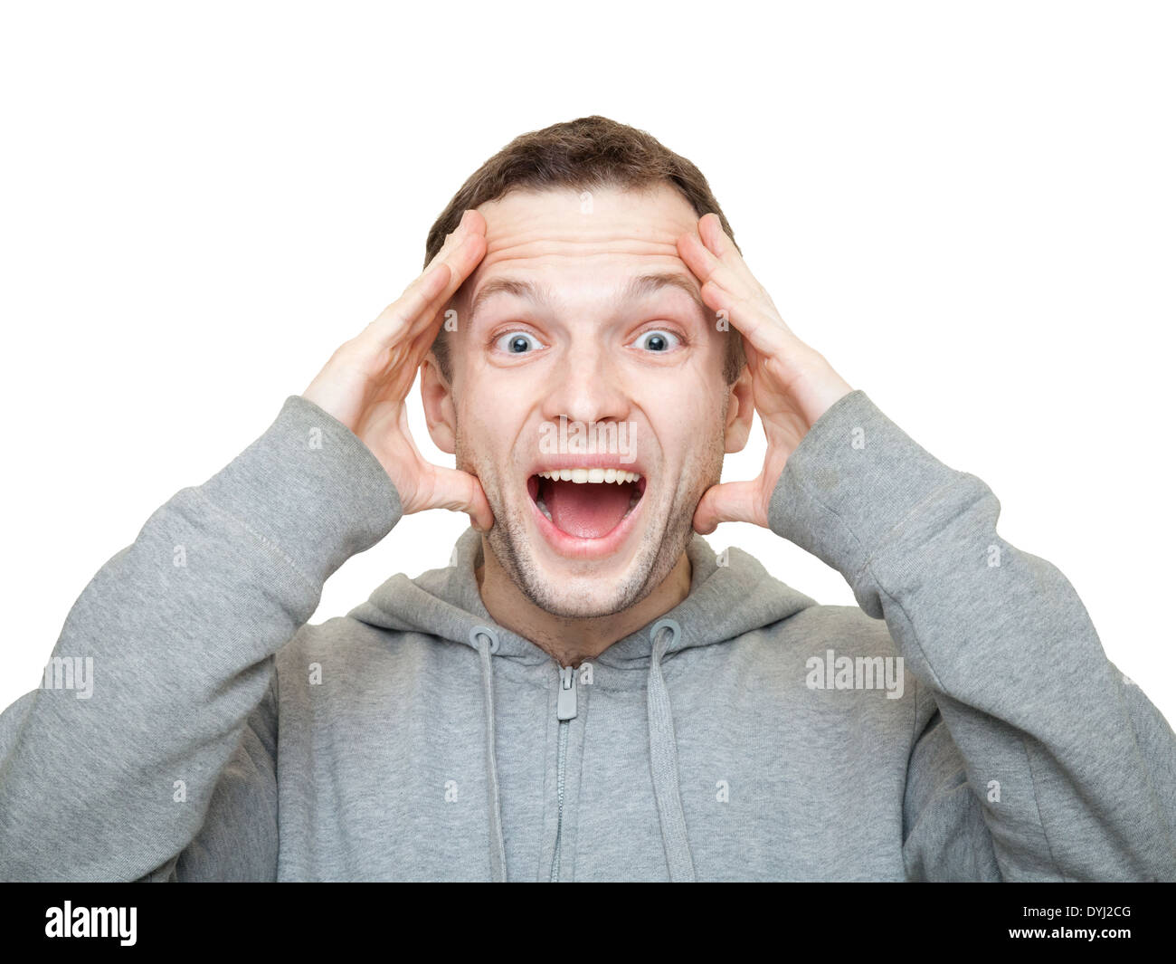 Happy white man hi-res stock photography and images - Alamy
