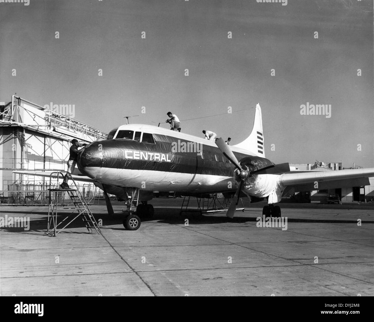 The Convair 340, registration number 92598, was a twin-engine airliner ...