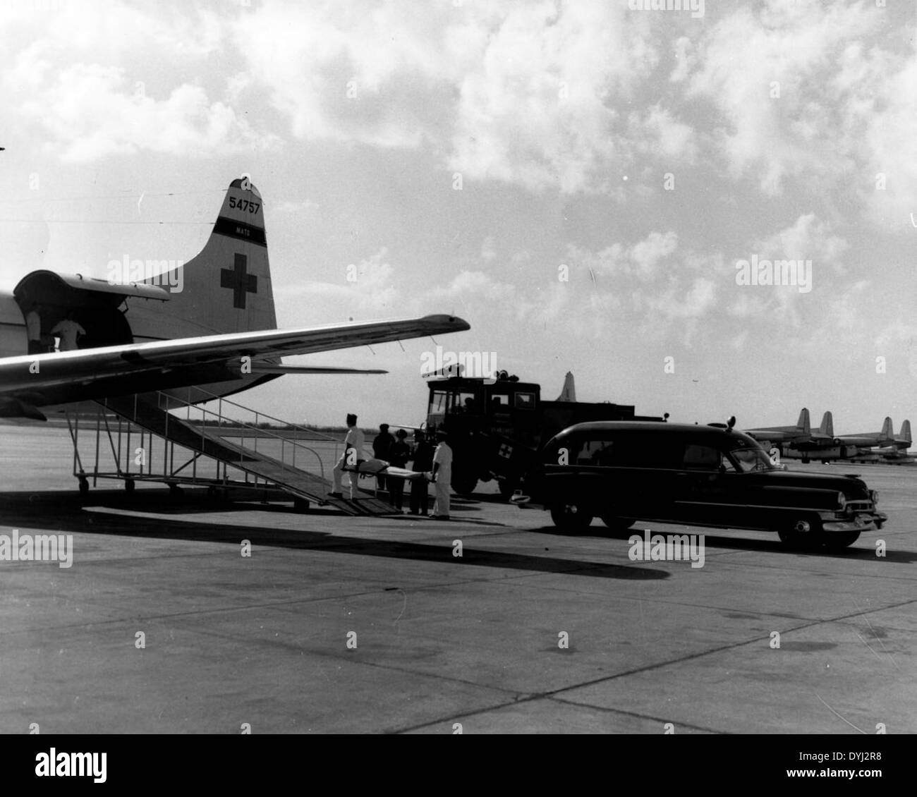 Air force personnel transport Black and White Stock Photos & Images - Alamy