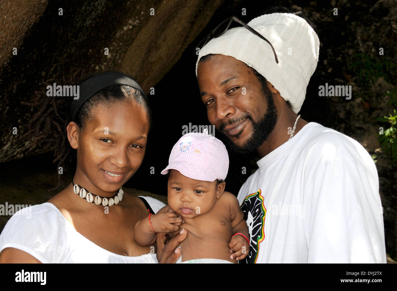 Seychellois family hi-res stock photography and images - Alamy