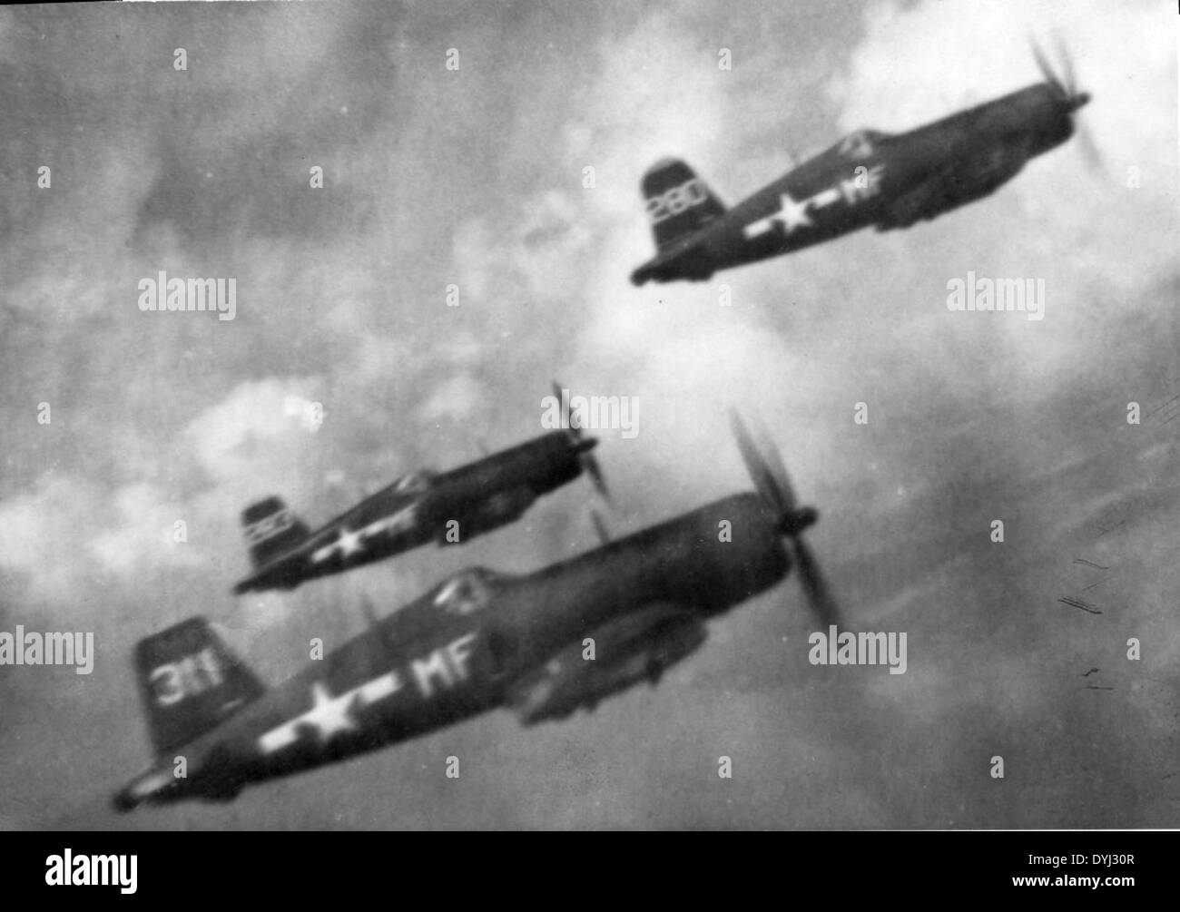 The Vought F4U-1 Corsair was a World War II-era fighter aircraft ...