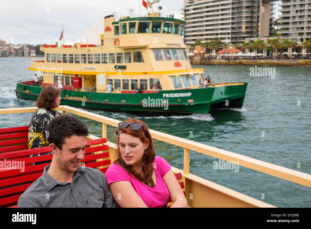Man on sydney ferry hi-res stock photography and images - Alamy