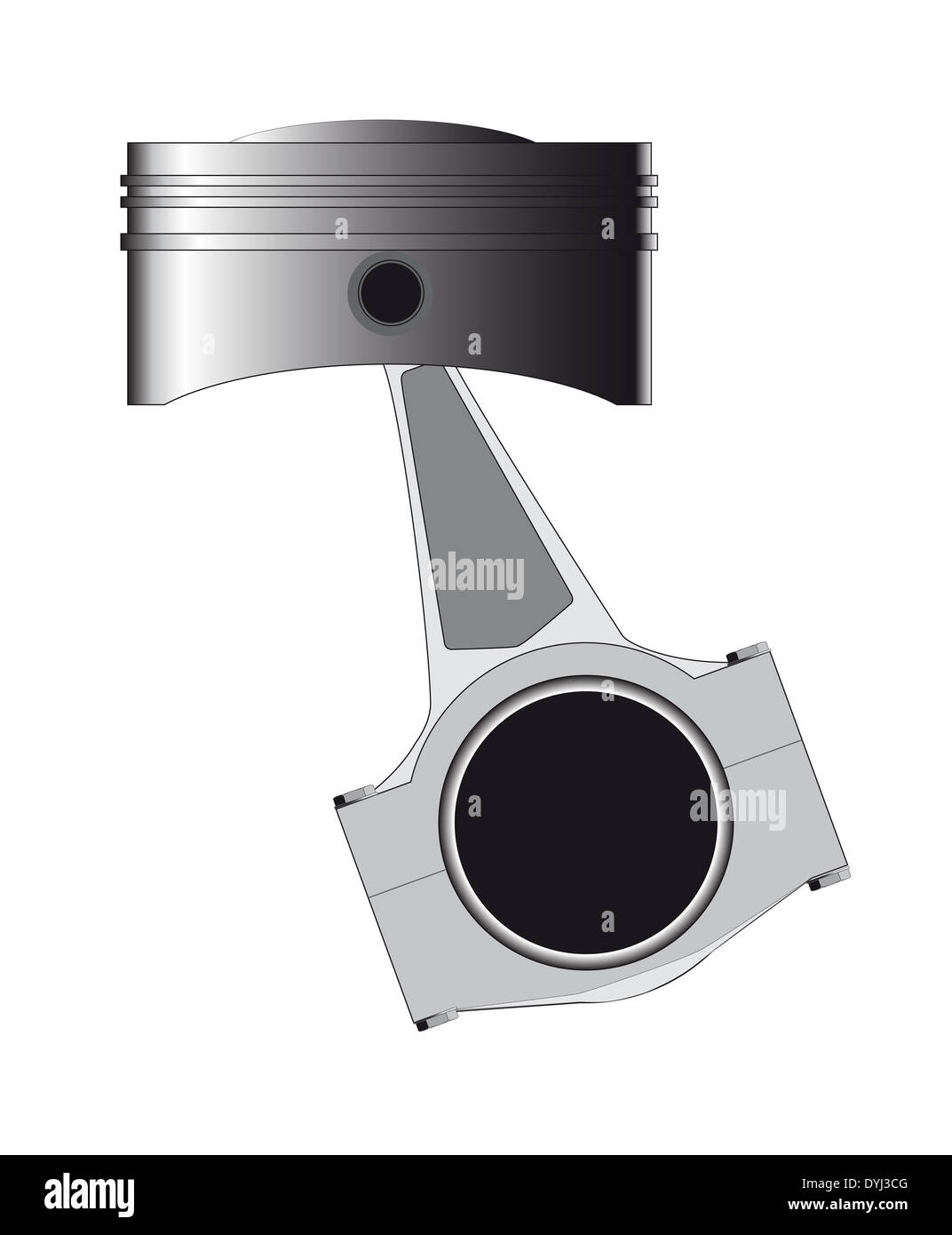 Diesel Piston And Rod