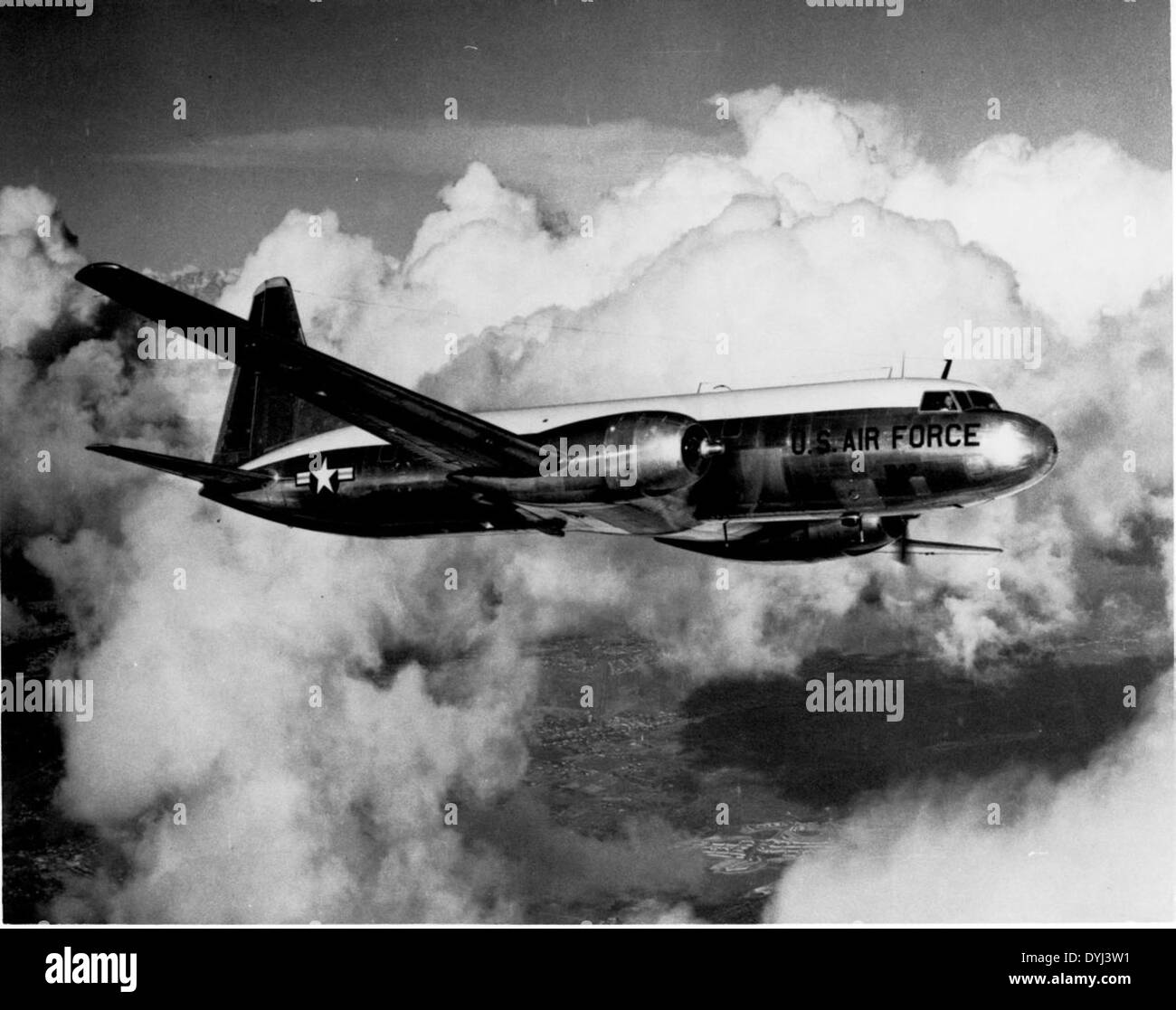 The Convair C-131A, with the serial number 52-5790, was a twin-engine ...