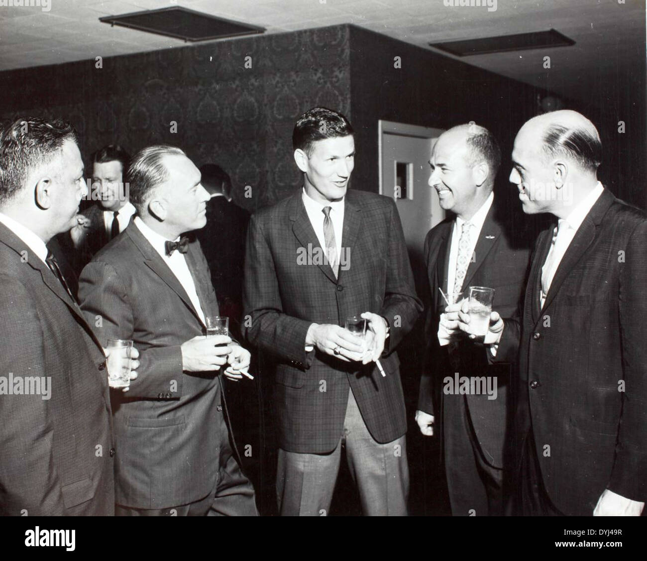 This photo shows Lin Hendrix at a social gathering, capturing a moment ...