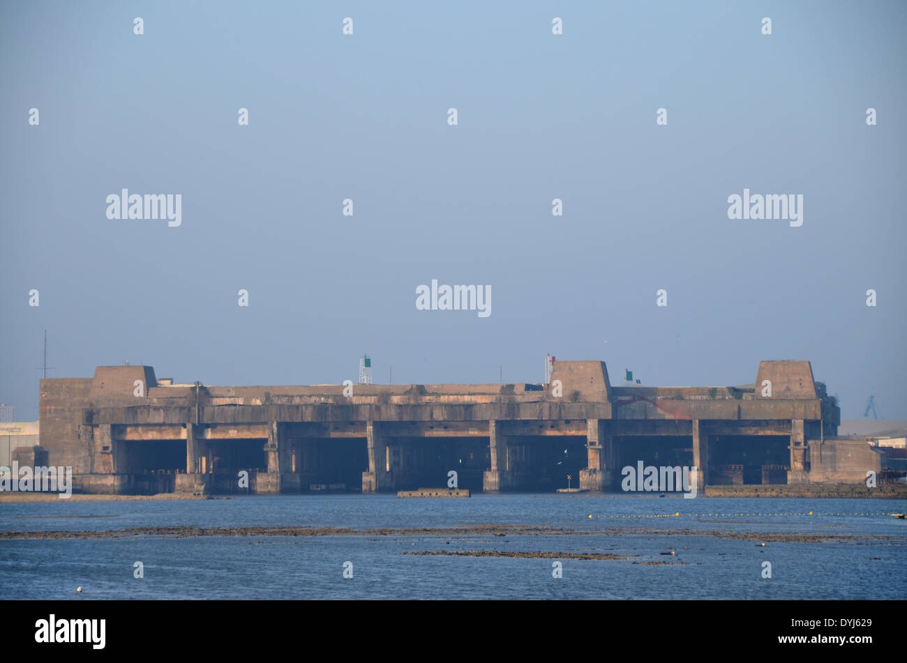 German wwii submarine base hi-res stock photography and images - Alamy