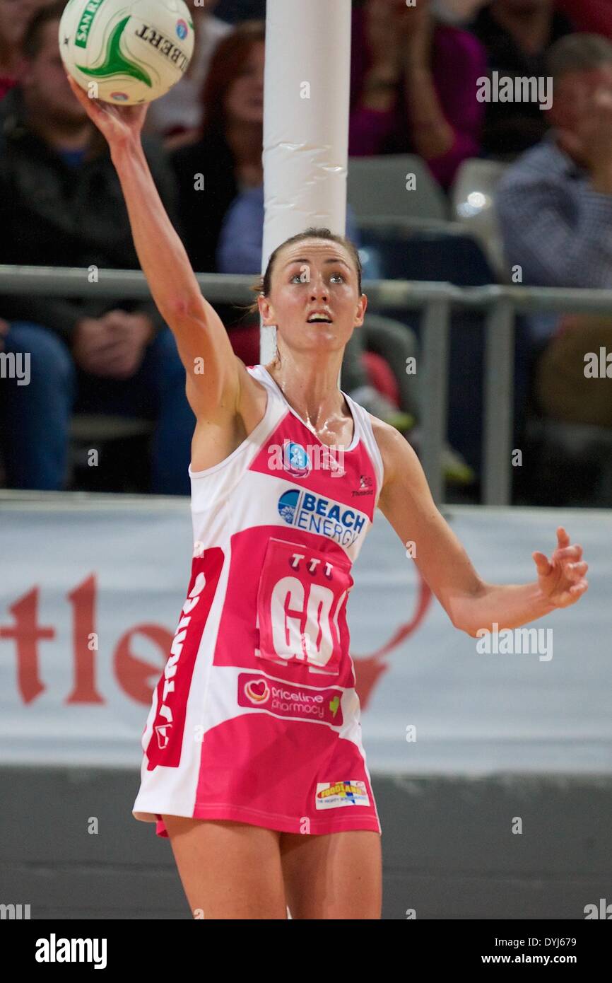 Melbourne, Victoria, Australia. 19th Apr, 2014. REBECCA BULLEY of the ...