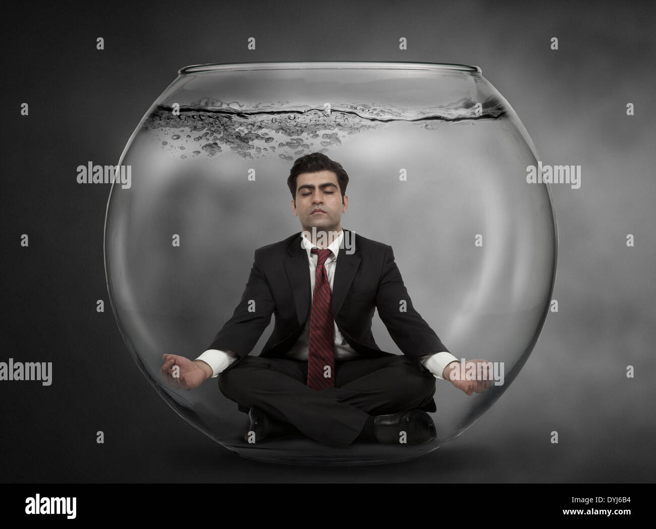 Man in a fish bowl hi-res stock photography and images - Alamy