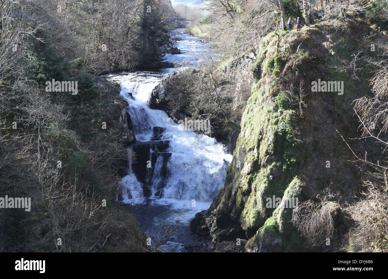 Reekie linn waterfall scotland hi-res stock photography and images - Alamy