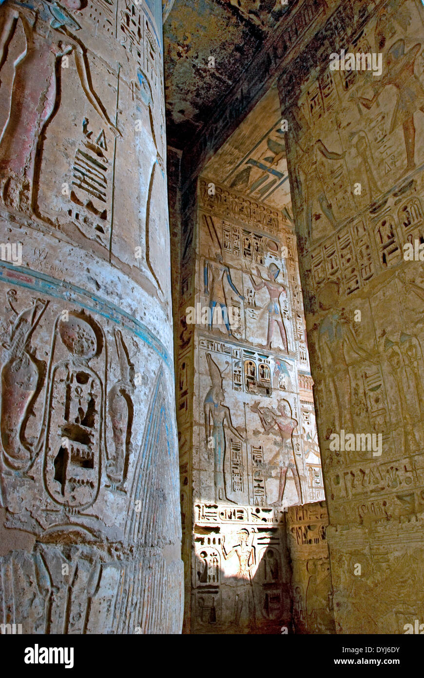 Temple of Ramses III (1198-1167 b.C. – XX° Dyn.) at Medinet Habu ...