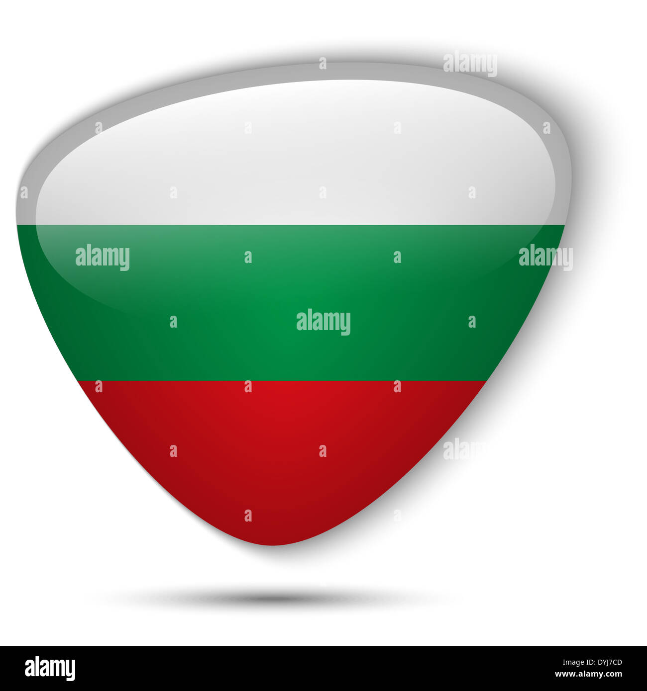 Vector - Bulgaria Flag Glossy Button Stock Photo - Alamy
