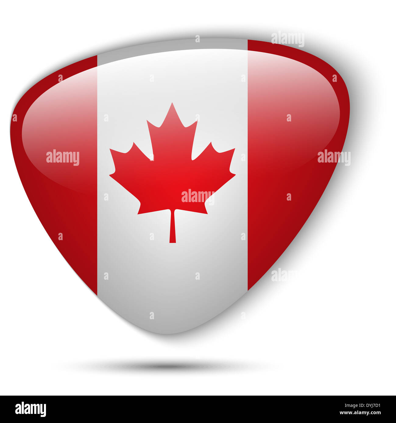 Vector - Canada Flag Glossy Button Stock Photo - Alamy