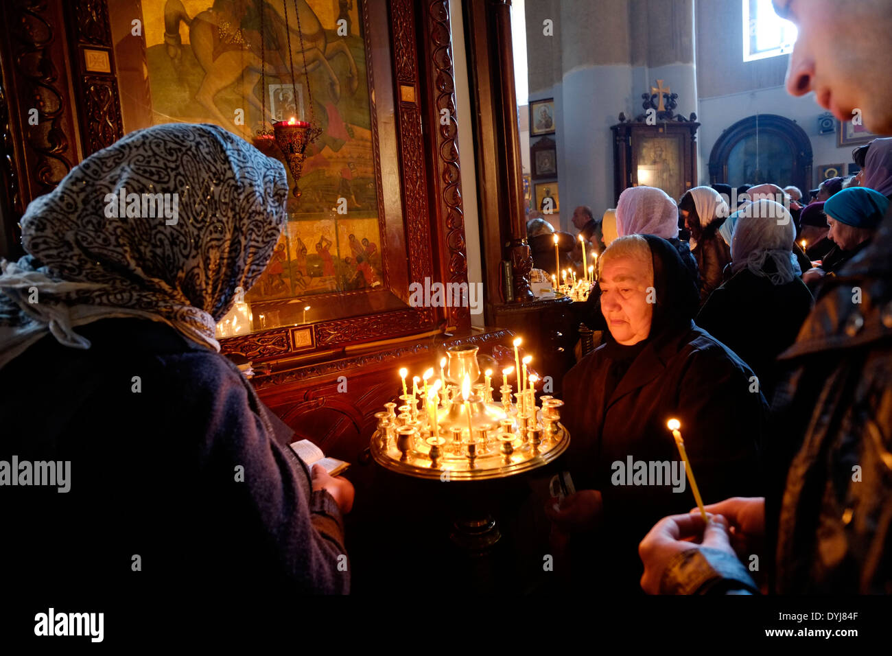 Georgian orthodox church interior hi-res stock photography and images ...