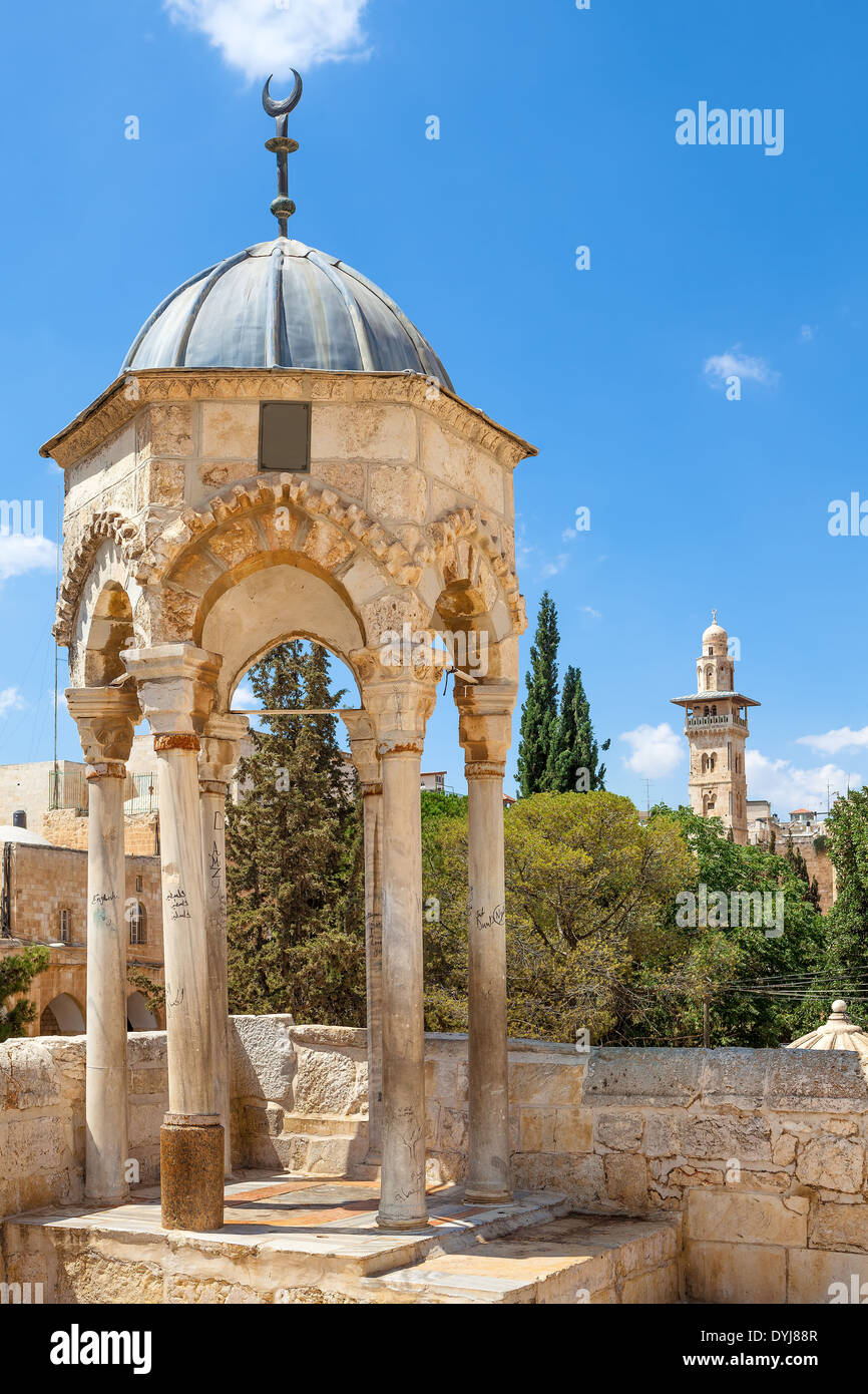 Dome of Al-Khidr (aka Al-Khadr) on Temple Mount in Old City of ...